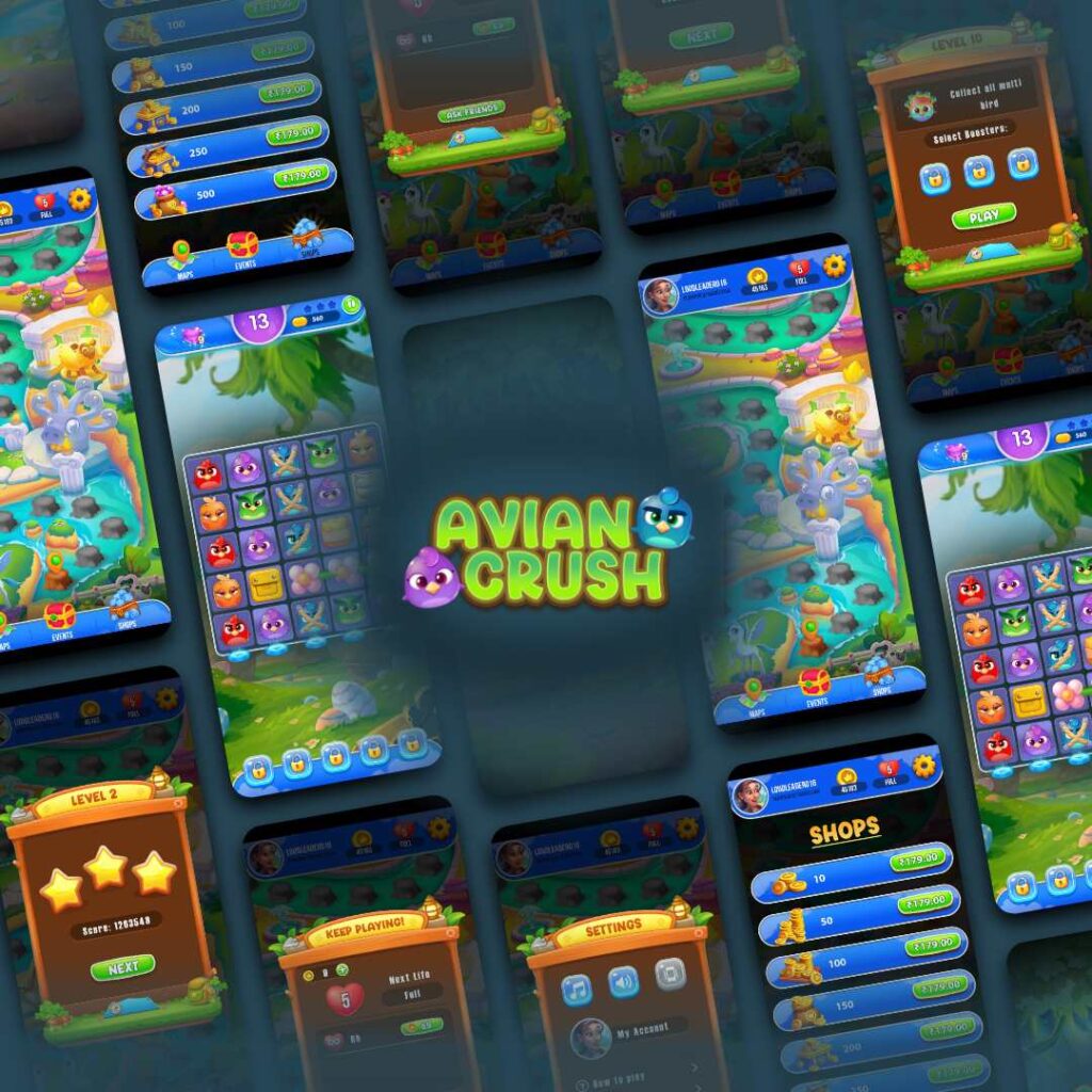 Avian Crush: Fun Bird Matching Game Adventure | Enixo Studio